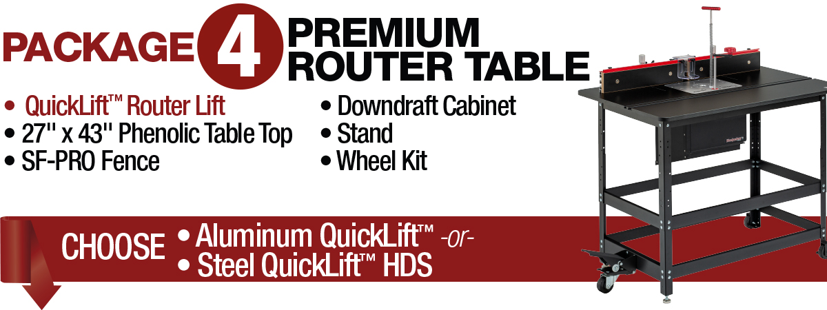 Woodpeckers Premium Router Table Package 4