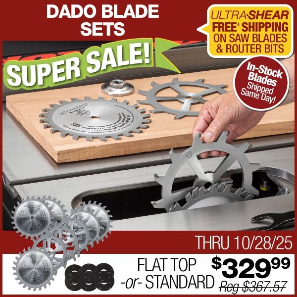 Ultra-Shear Ultimate Stacked Dado Sets 2.0