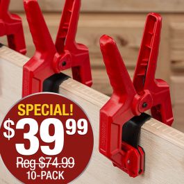 Woodpeckers edge band clamps on sale | NC Woodworker