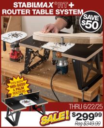 Woodpeckers StabilMaxRT-PLUS Router Table System