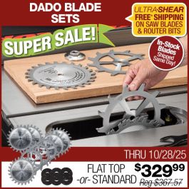 Ultra-Shear Ultimate Stacked Dado Sets 2.0