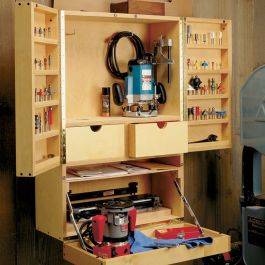 Woodsmith Magazine Router Bit Cabinet Plans | Woodpeckers